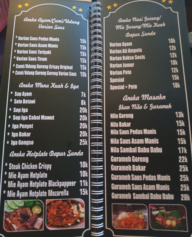 MENU REGULER — Postimages