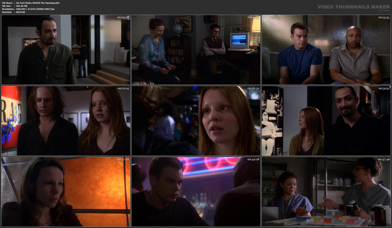 Six Feet Under S03 E09 The Opening mkv — Postimages