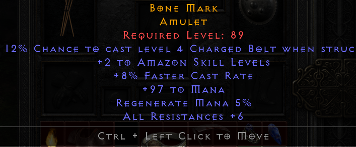 Javazon Craft Amulets - Topic - d2jsp