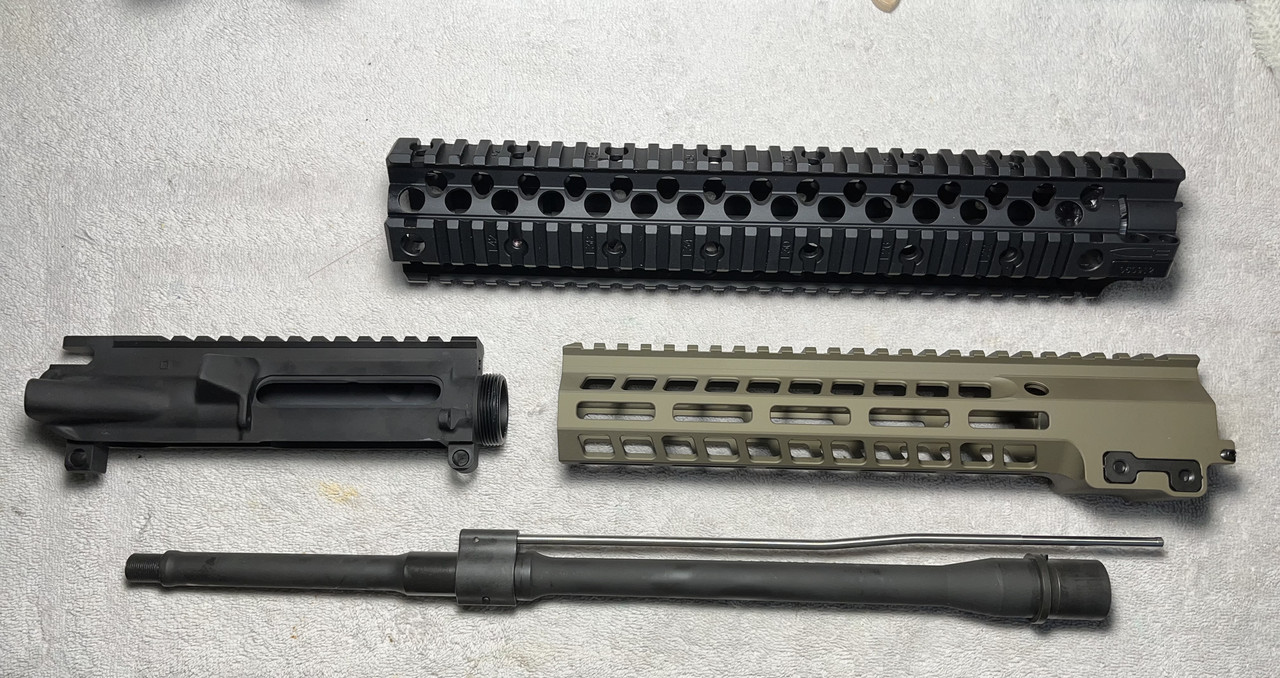 Geissele Mk14 DDC, Centurion Handguards, DD CHF LW Barrel, Stripped ...