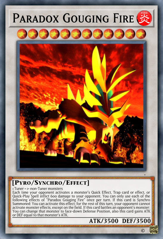 Paradox Gouging Fire - Custom Card Discussions - Neo Card Maker