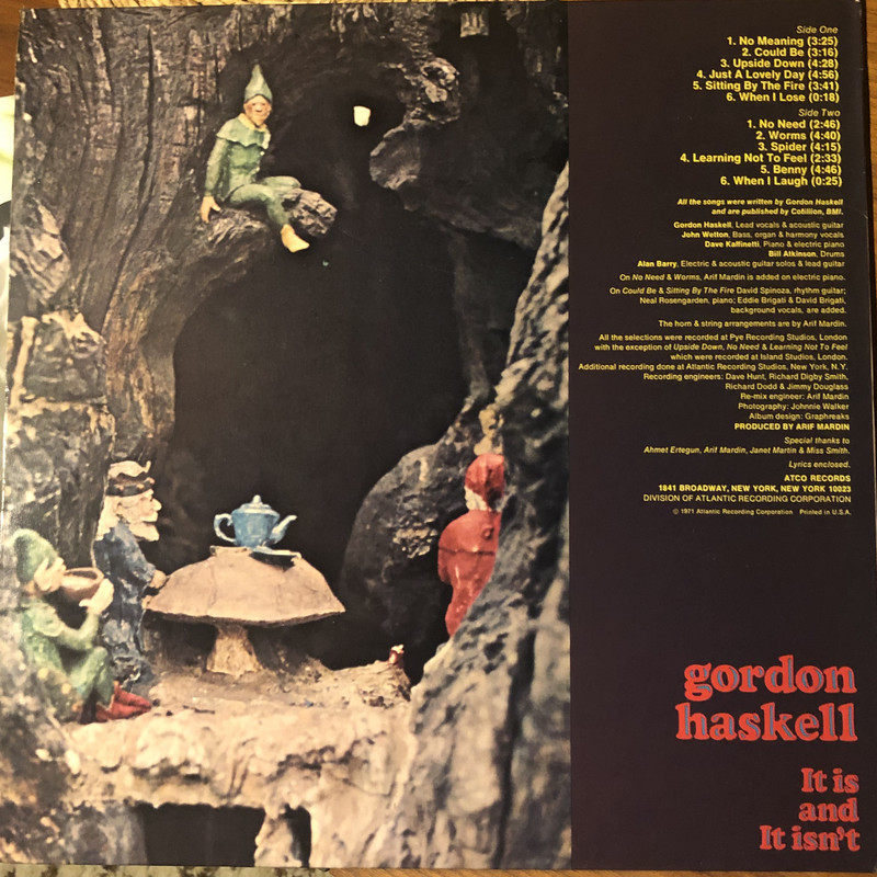 Gordon Haskell (King Crimson) - It is and it isn’t (Atco) 1971 | Steve ...