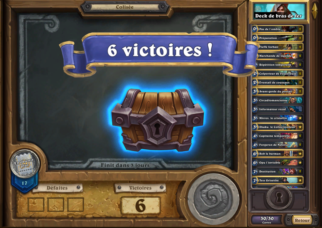 Heroic Rogue x6 Tess - Hearthstone Decks