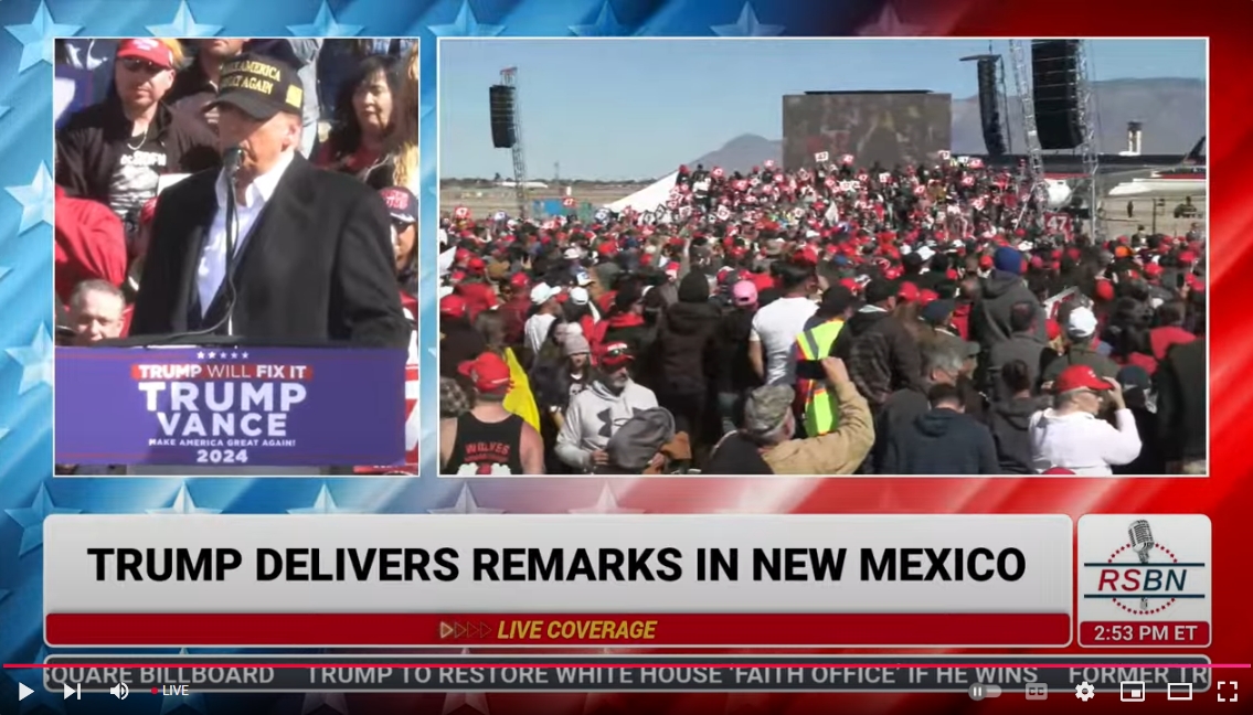 LIVE: President Trump Holds a Rally in Albuquerque, NM 10/31/24 ...