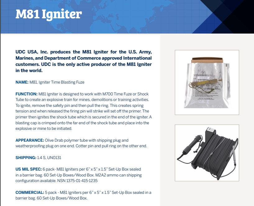 M81 Ignitors arrived, time to build some Stielhandgranates ...