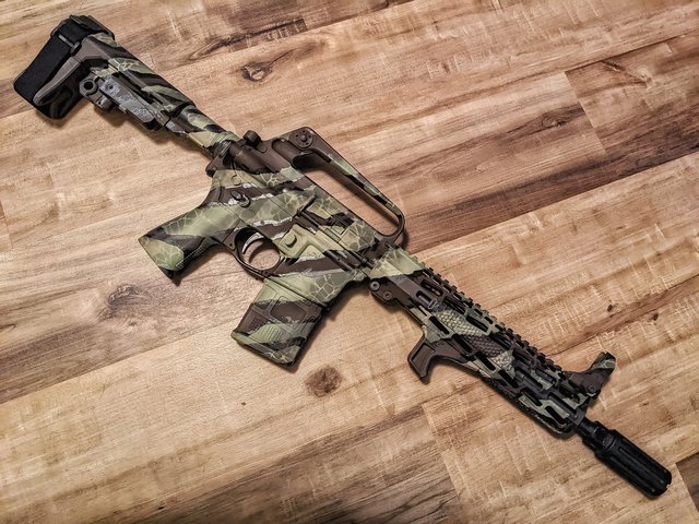 AR-15 rattle can paint job pics > Refinishing > AR15.COM