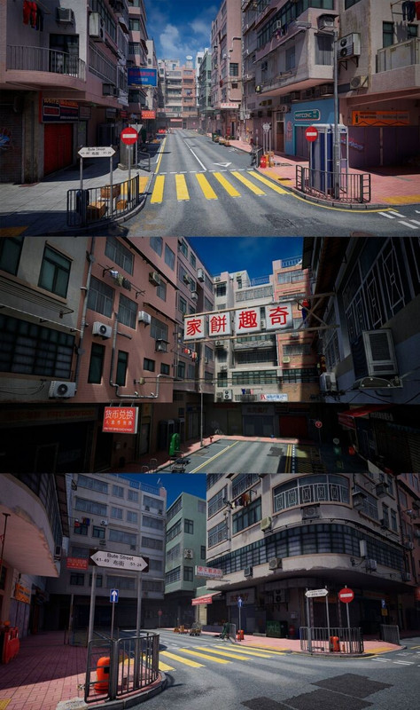 Hong Kong Street (Re Upload) 2025 - Free Daz 3D Models