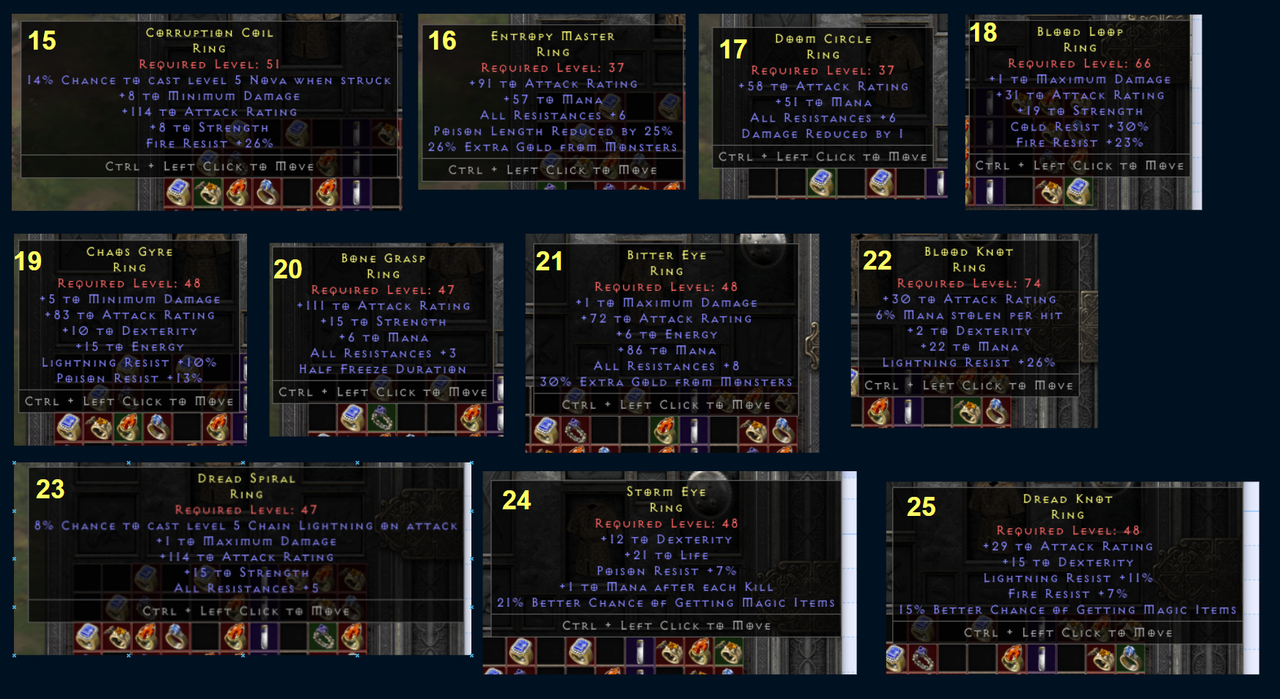 Need Special Fcr Str Mana Ring - Topic - d2jsp