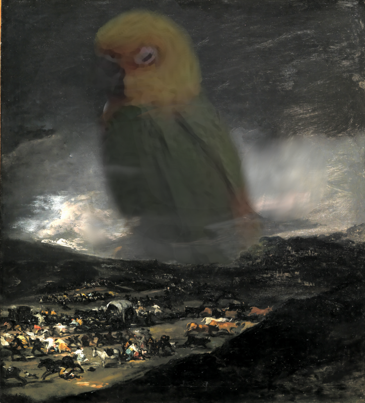 PS BATTLE GOYA BIRD — Postimages