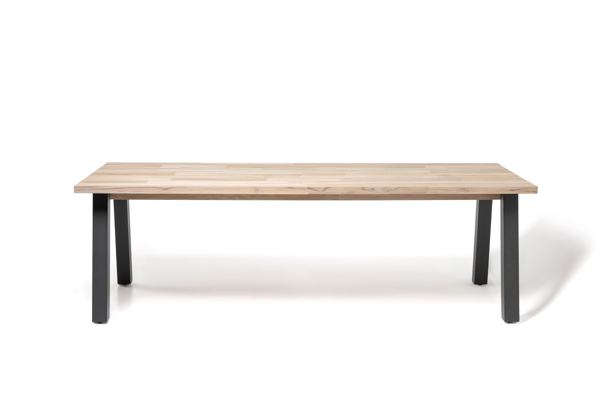 ALPEN RECTANGULAR DINING TABLE TEAK TOP 2 — Postimages