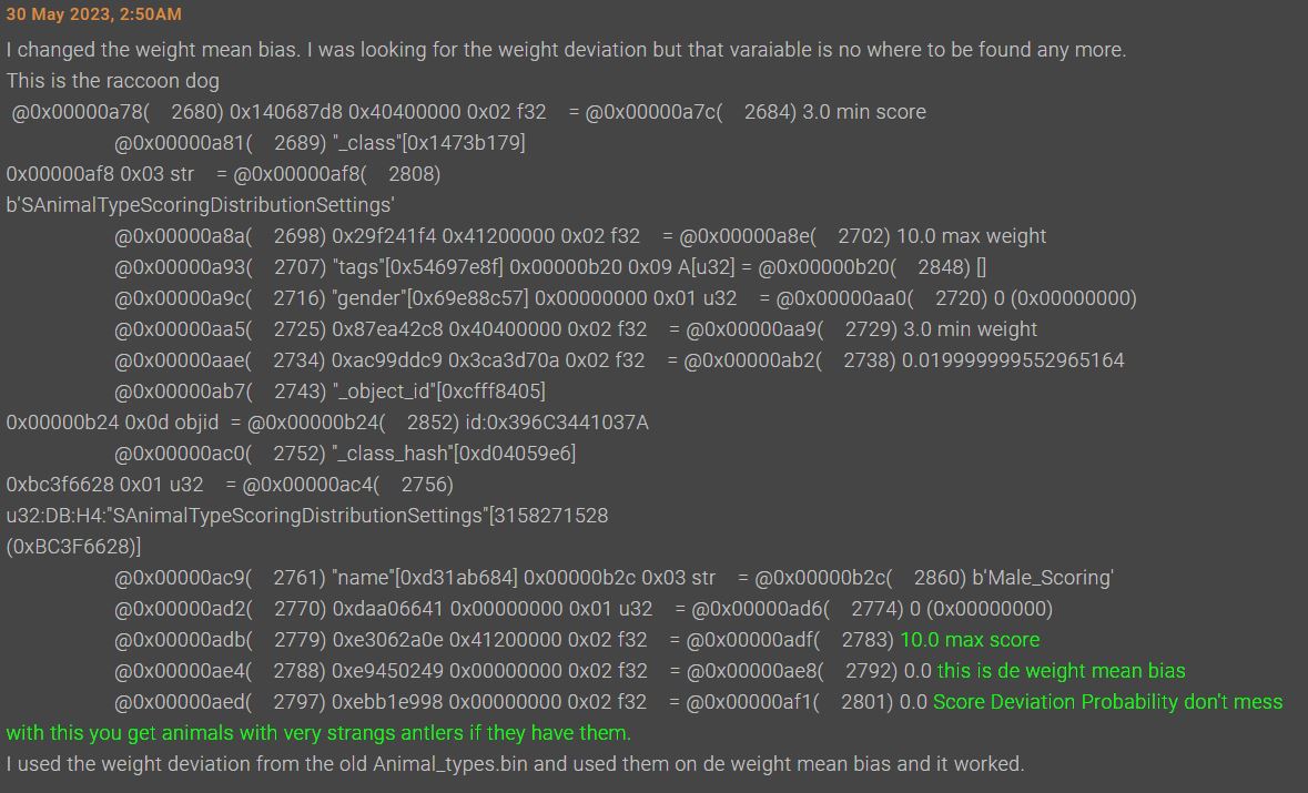 Modifying Diamond Spawns : r/cotwmodding