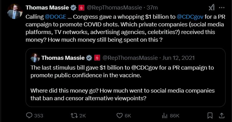 Trump calls out Massie, says he is a grandstander and should be ...
