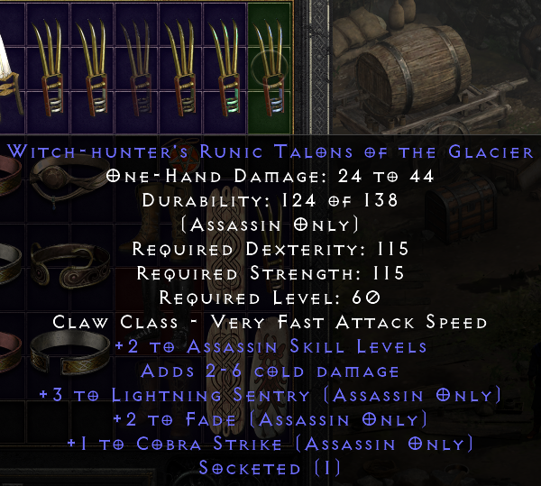 = Trap Claws = - Topic - d2jsp