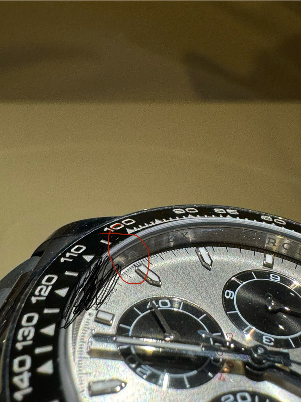 Help, Rolex sapphire glass etched crown location! - Rolex Forums ...