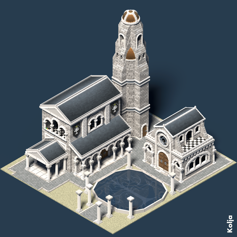 Gondor Buildings : r/VOXEL