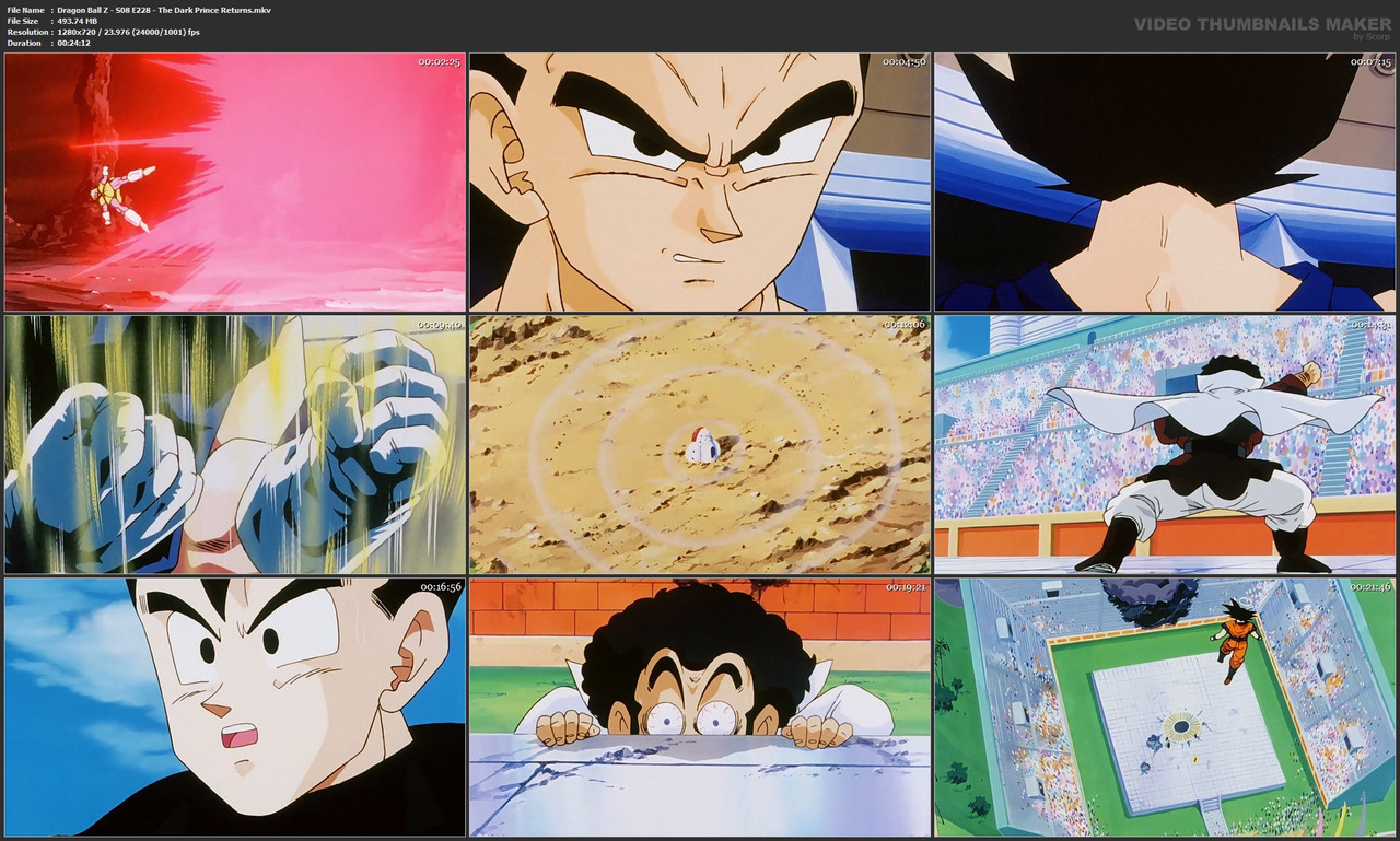 Dragon Ball Z S08 E228 The Dark Prince Returns mkv — Postimages
