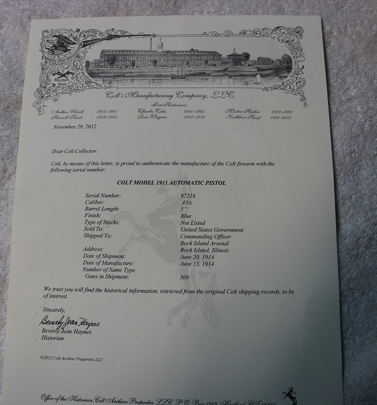 My 1914 Colt | M14 Forum