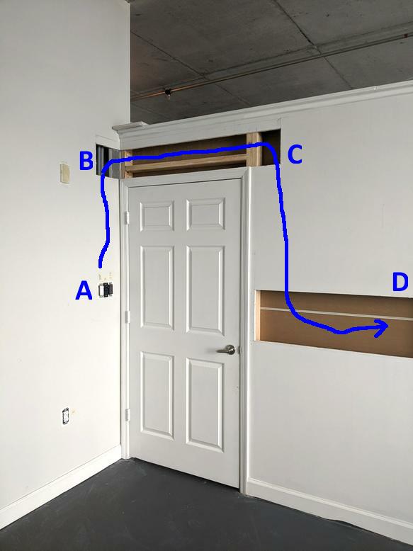 Routing wires through an interior wall corner - DoItYourself.com ...