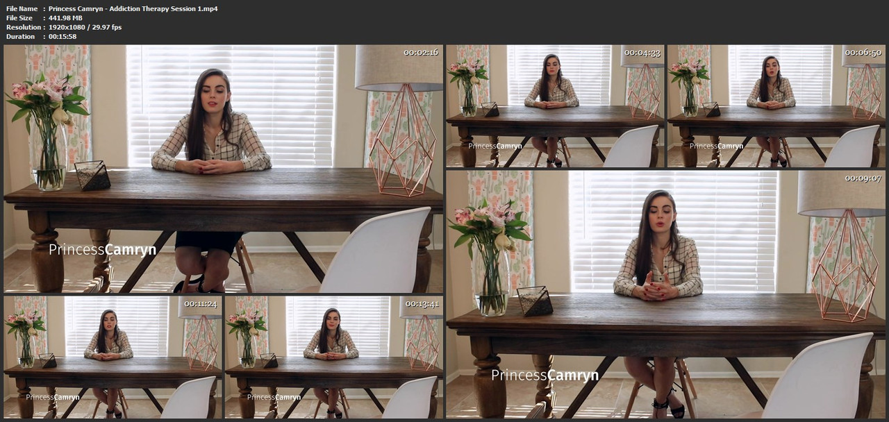 Princess Camryn Addiction Therapy Session 1 mp4 — Postimages