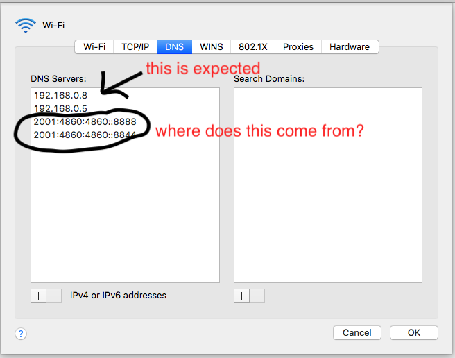 Where do my ipv6 DNS servers come from? : r/HomeNetworking