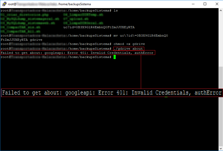 Failed to get about: googleapi: Error 401: Invalid Credentials, authError · Issue #410 ...