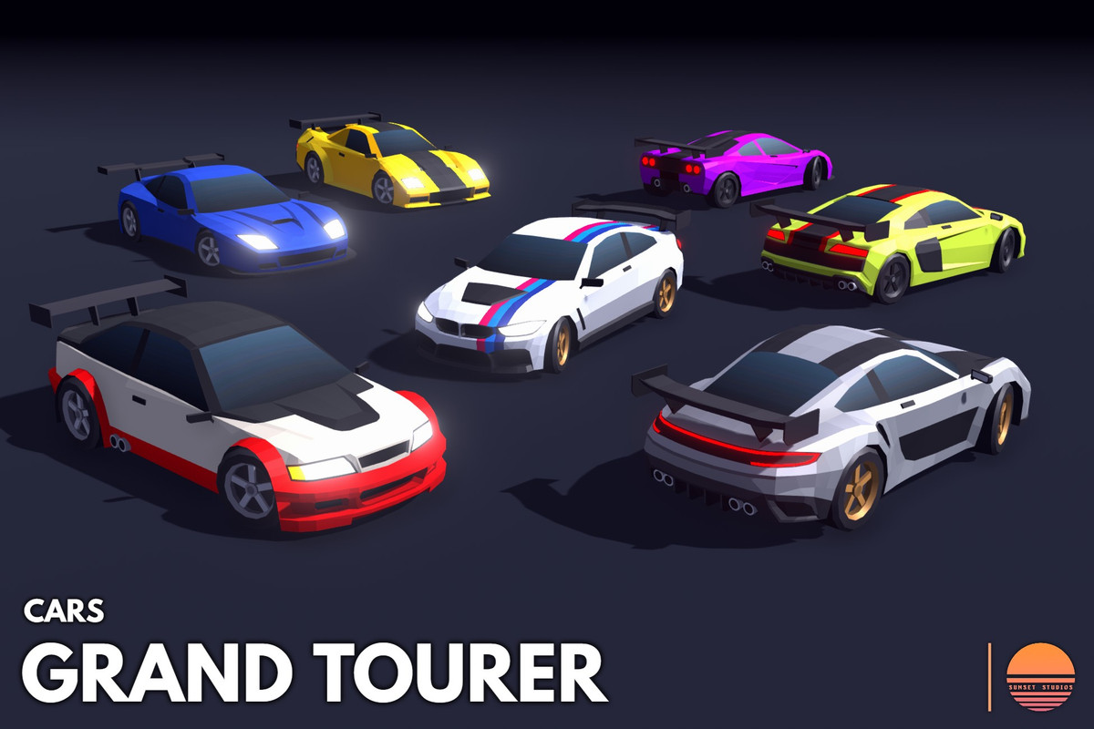 190 Low Poly Cars - Mega Pack - Buy Royalty Free 3D model by ...