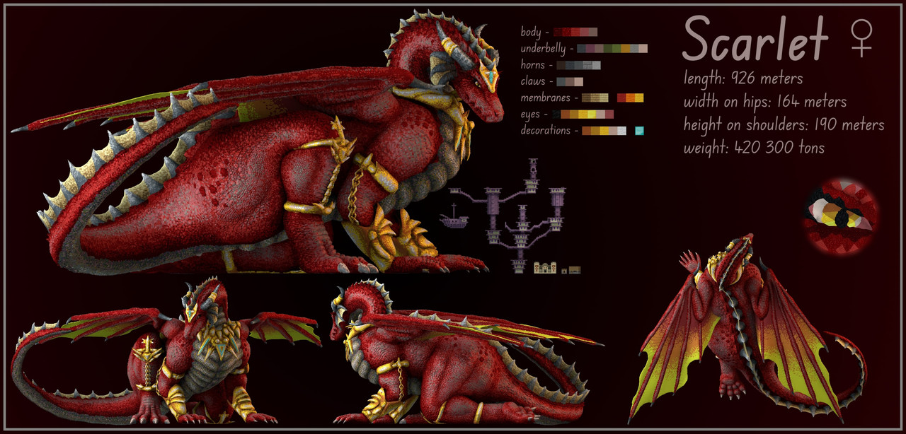 Large collection of my dragon builds renders [Vol. 1]