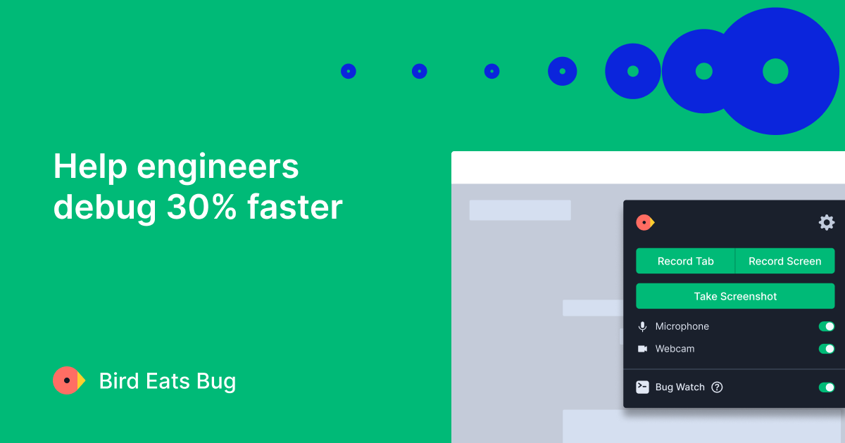 The Bug Reporting Tool for Product Managers | Bird Eats Bug