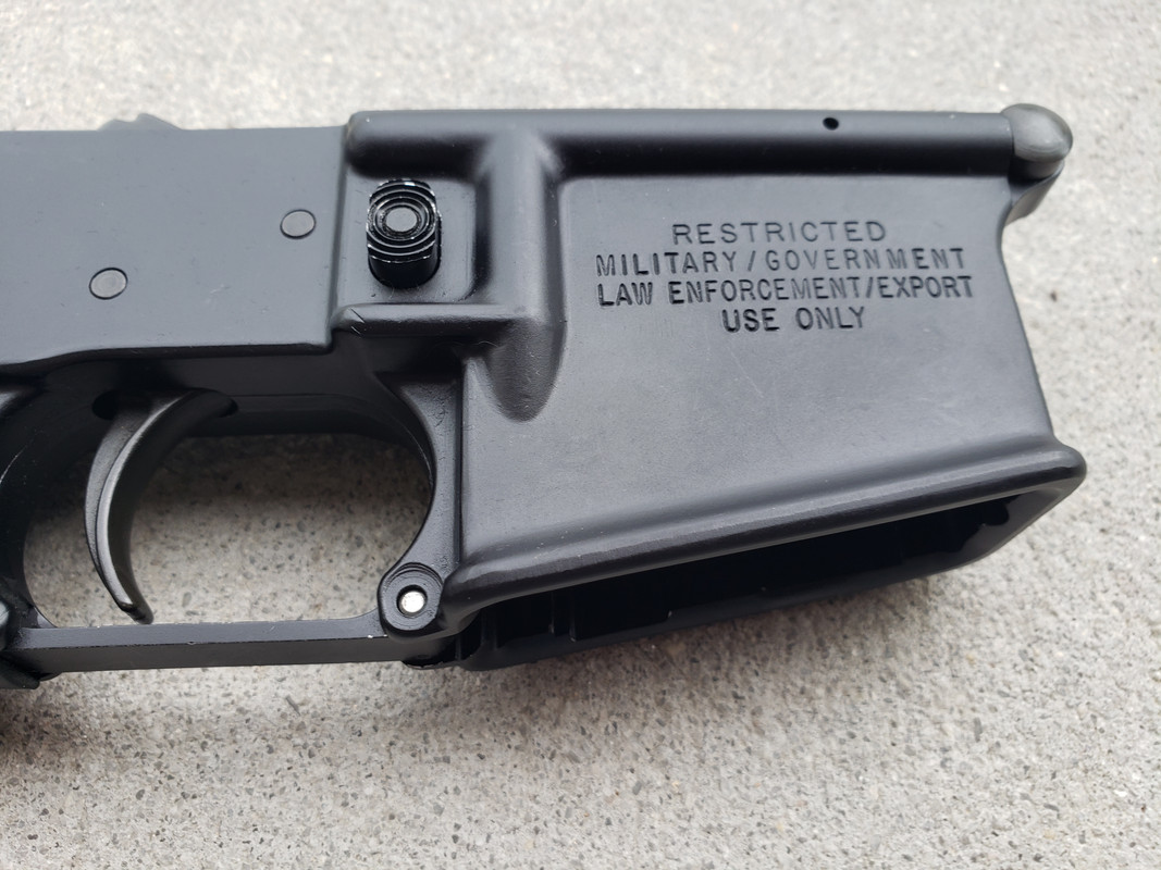 Colt 6921 - Restricted Markings AR15 Lower - AR15.COM