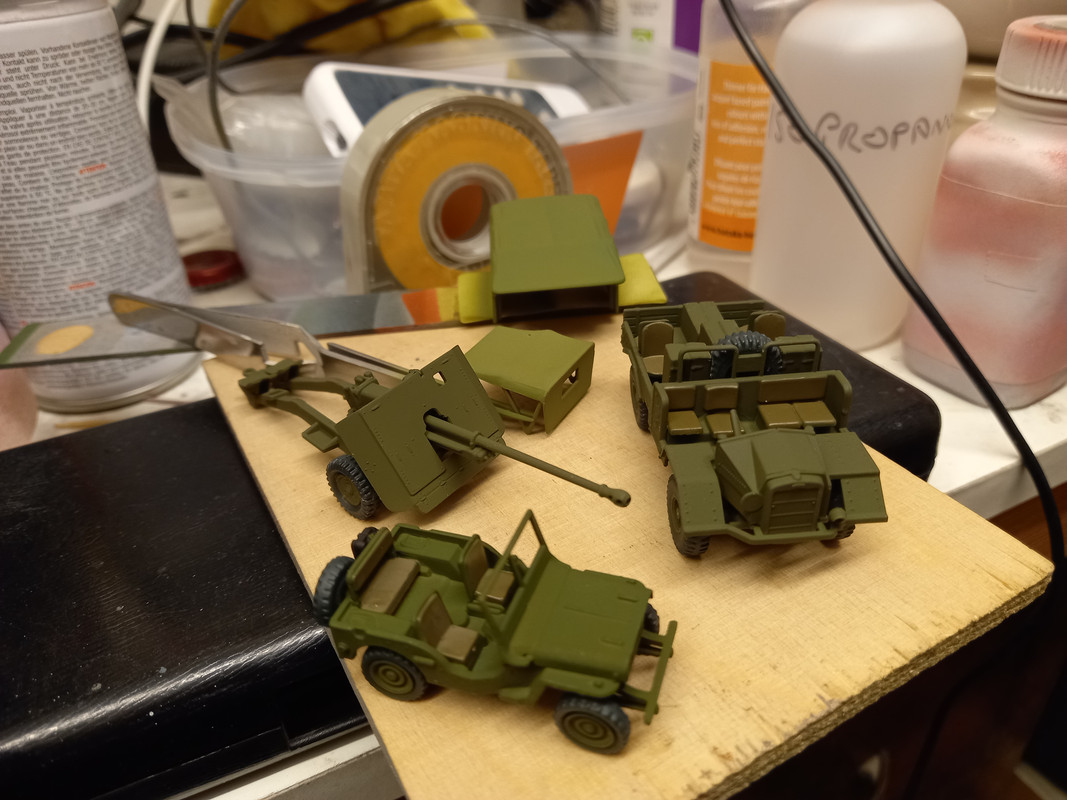03219 Morris Truck , 17 Pdr Gun & Jeep ( Revell repop of PK-172 ...