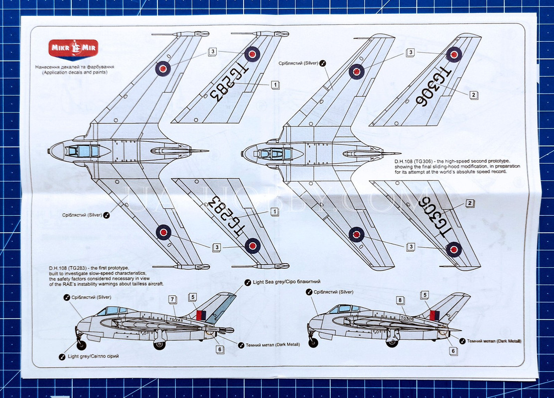 1/72 - de Havilland DH.108 Swallow by MikroMir - released - The ...