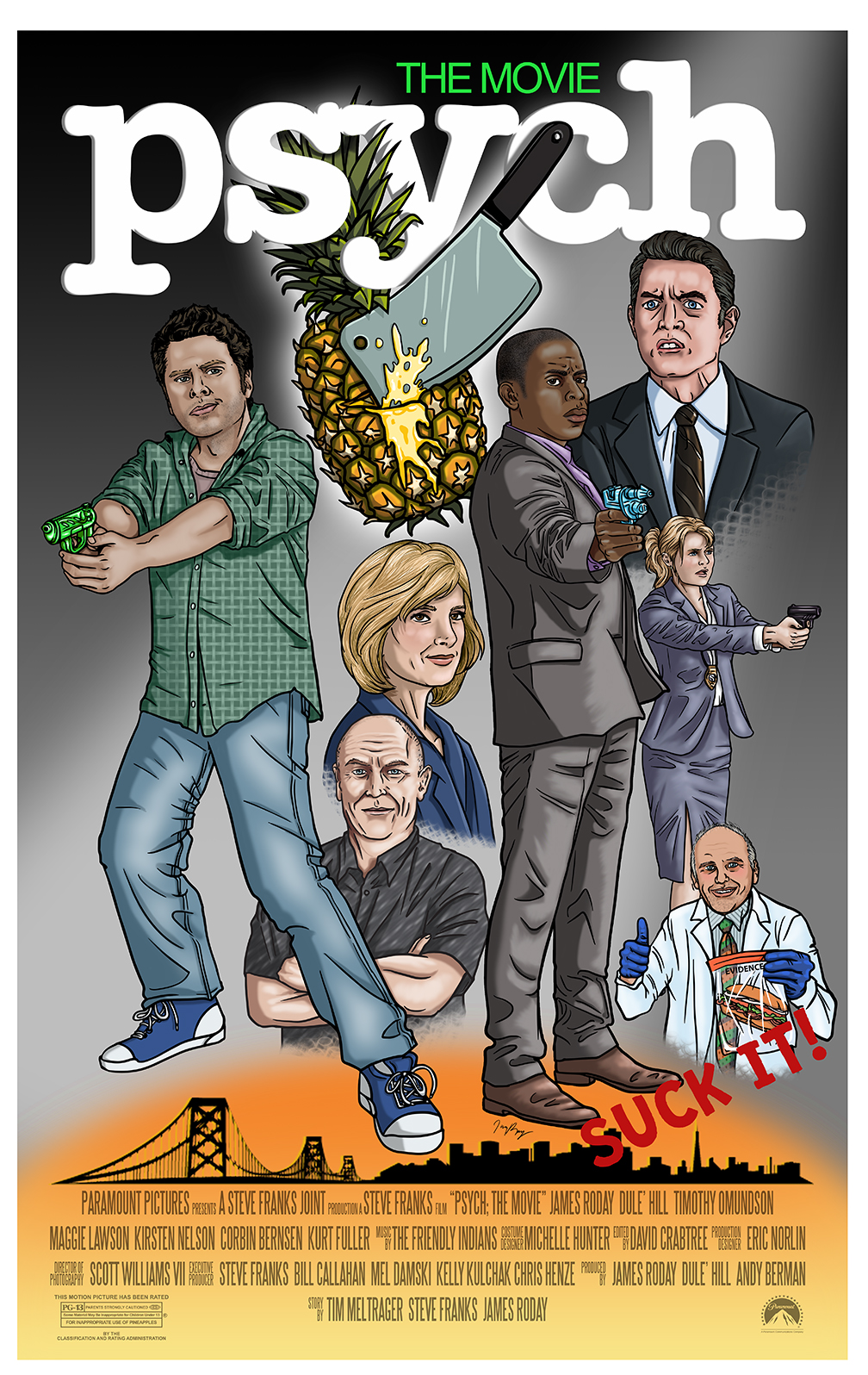 Psych the Movie Poster Updated — Postimages