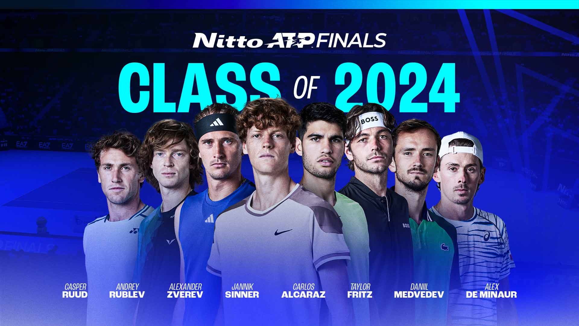 nitto atp finals 2024 field set — Postimages