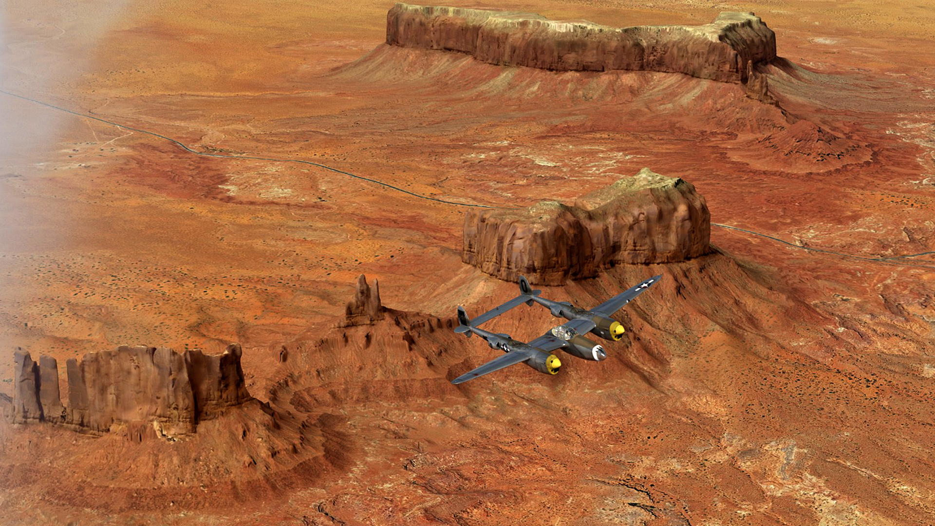 Monument Valley P38 Lightning 6 — Postimages