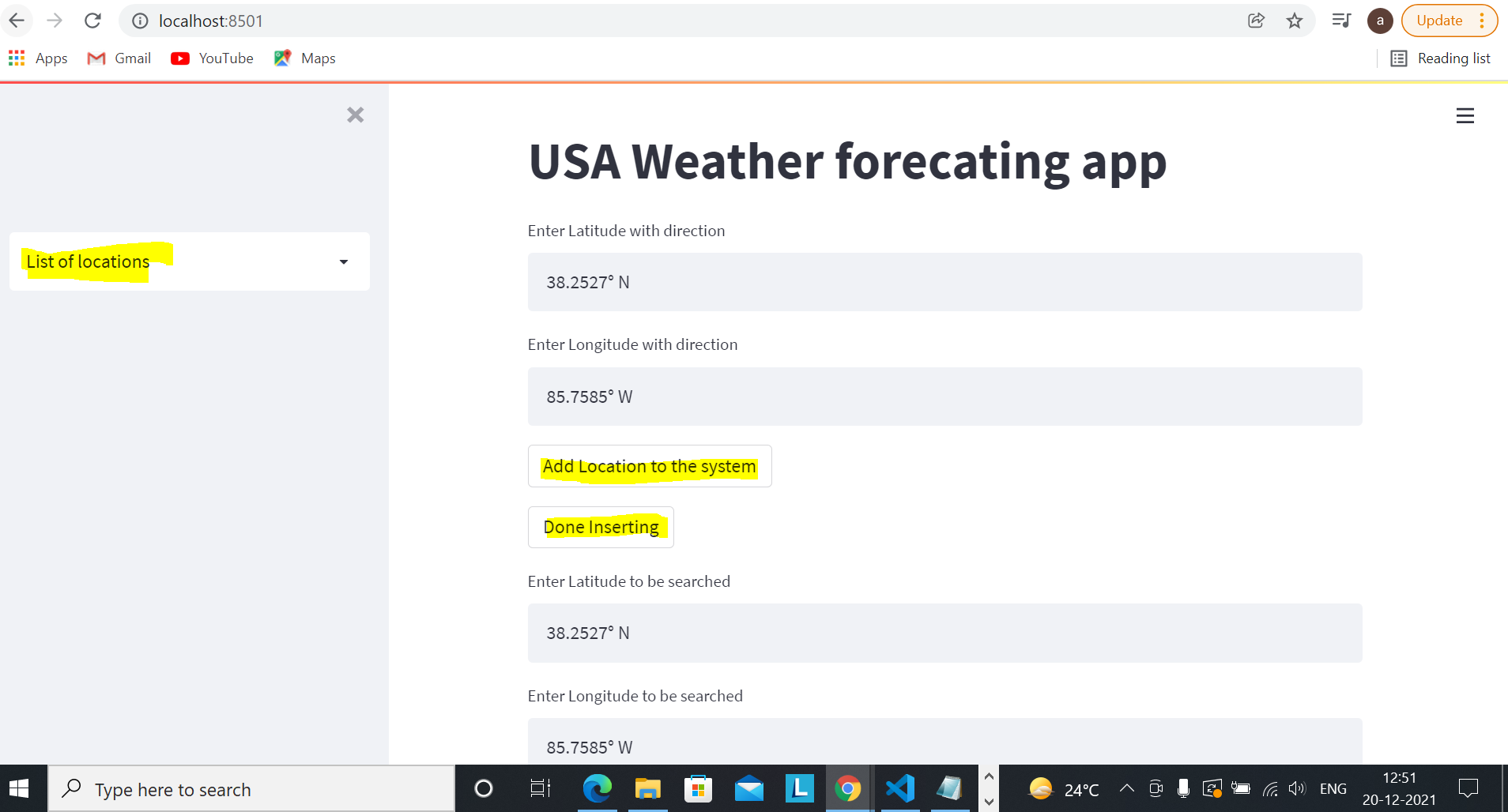 list locations — Postimages