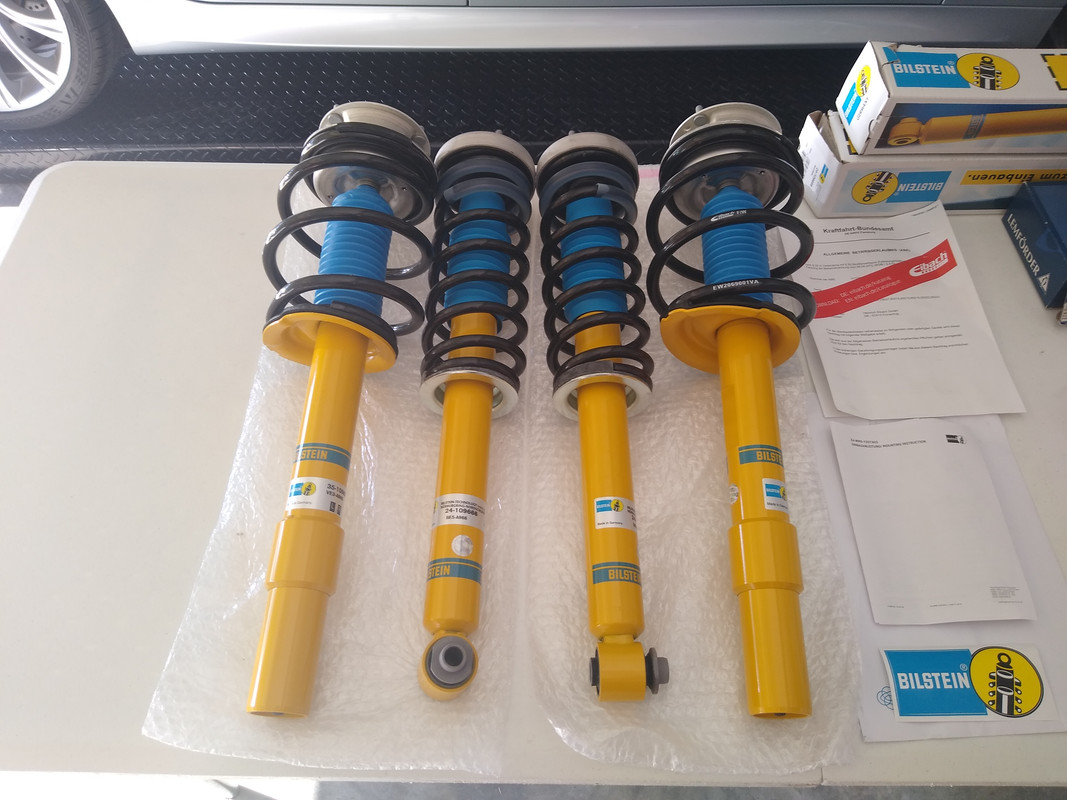Testing fitting E60 550i Bilstein B12 suspension on E60 M5 | BMW M5 ...