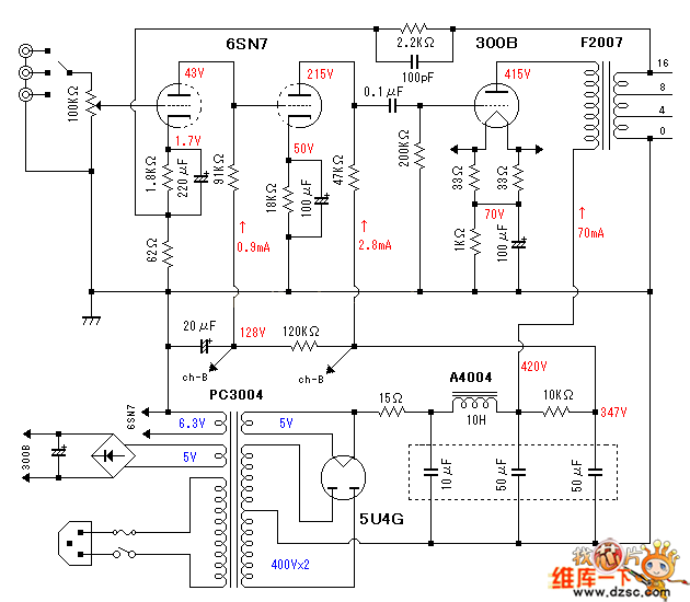 DIY Audio Projects Forum • 300B-SET-Amplifier Monoblobk Version