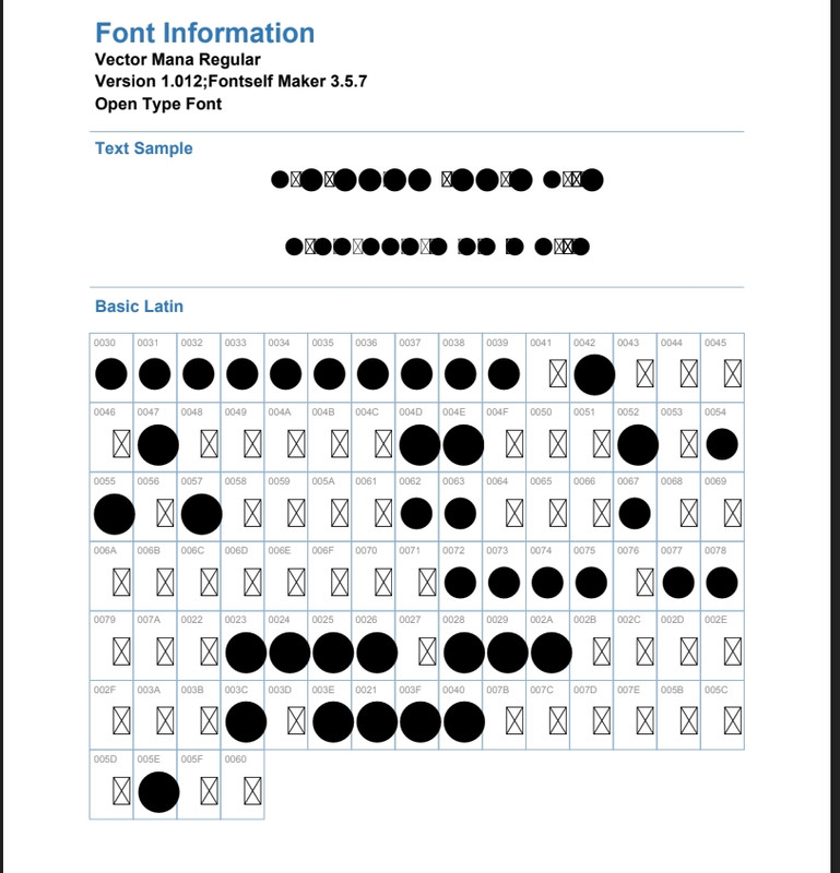Vector Mana v1.1 - The colored mana font for an easier experience on ...