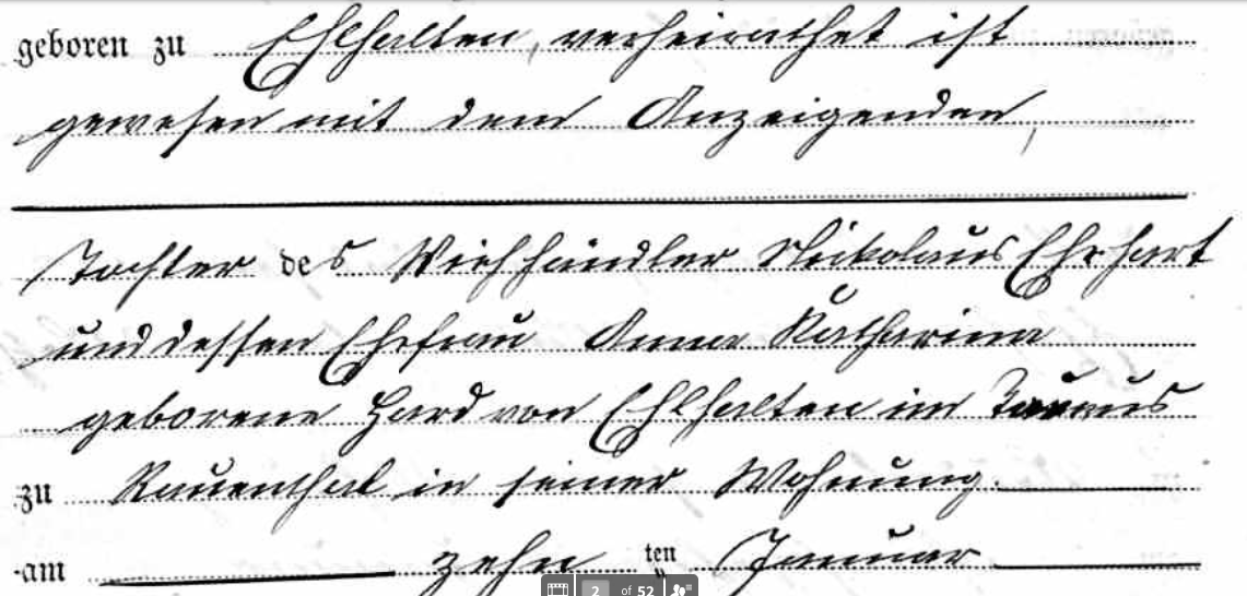 Can I have help with German handwriting?? - WikiTree G2G