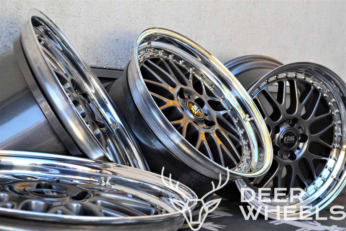 FS: Rial Daytona Race split wheels staggered 8.5x18 9.5x18 5x112 w124 ...