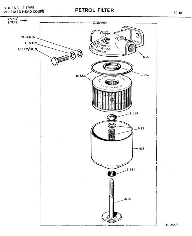 Fuel filter (Glass Bowl) - The 'E' Type Forum