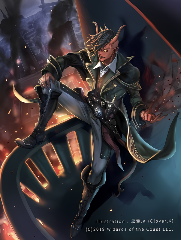 Tibalt, Rakish Instigator by Clover.K [1808x2400] [AI 4x] : r/mtgporn