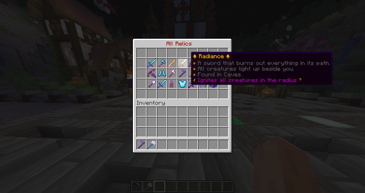 Relics | SpigotMC - High Performance Minecraft Software