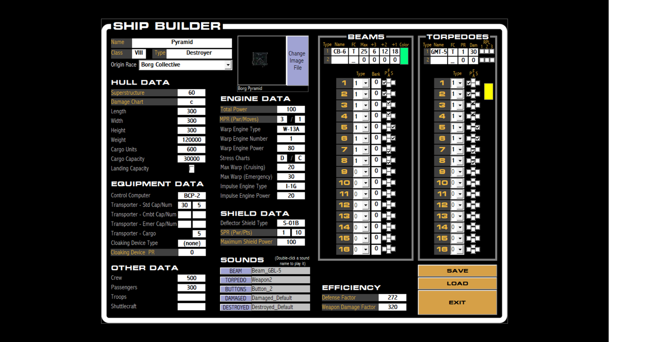 Borg Pyramid Statistics — Postimages