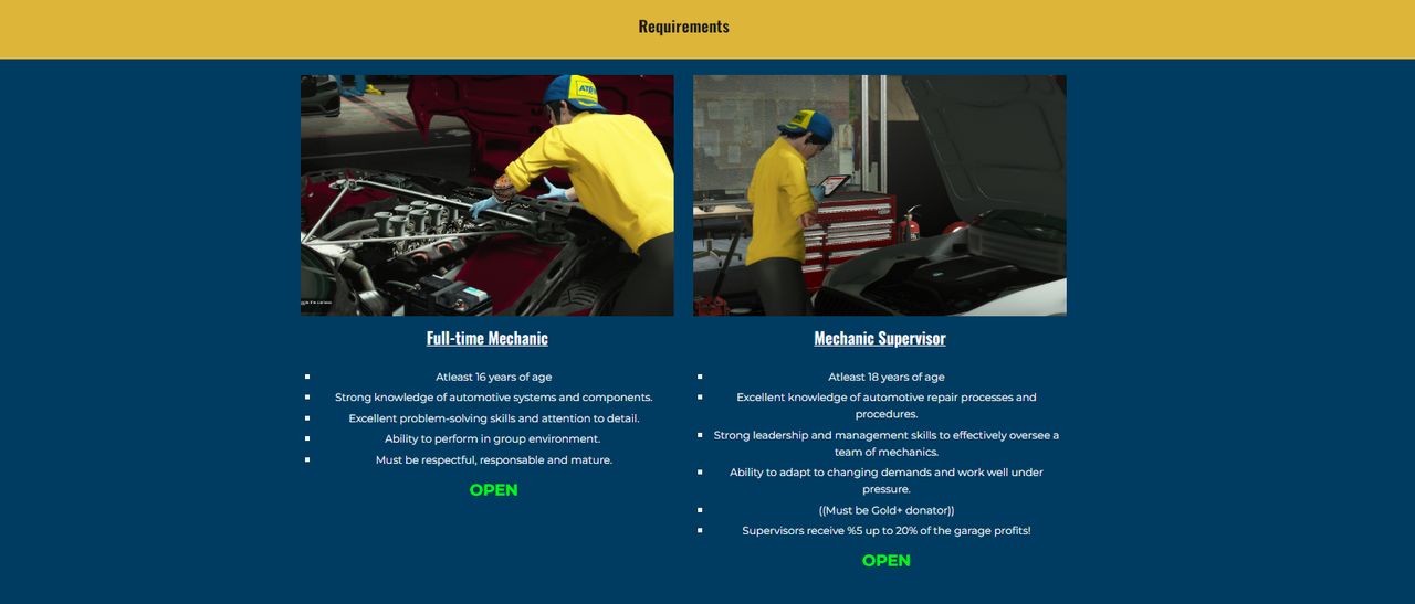 [HIRING] Atomic Auto Repairs ⚙️☢️ - OPEN SPOTS - Archive - GTA World ...