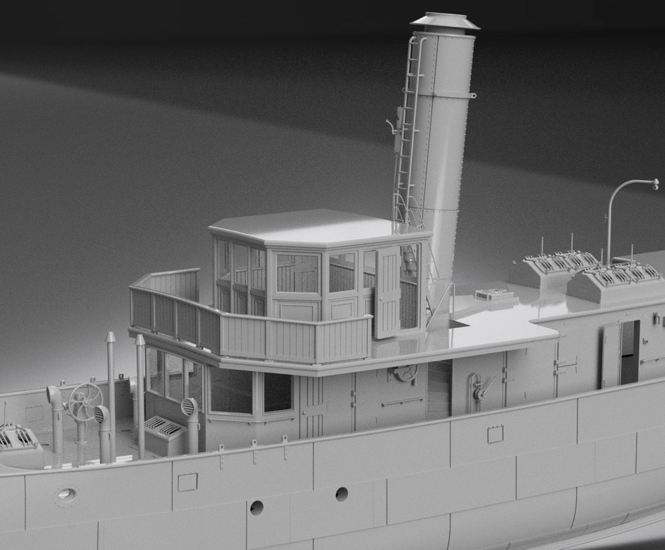 SS Hydrograaf, 1/100 3D, hydrographic ship, Royal Dutch Navy - Page 10 ...