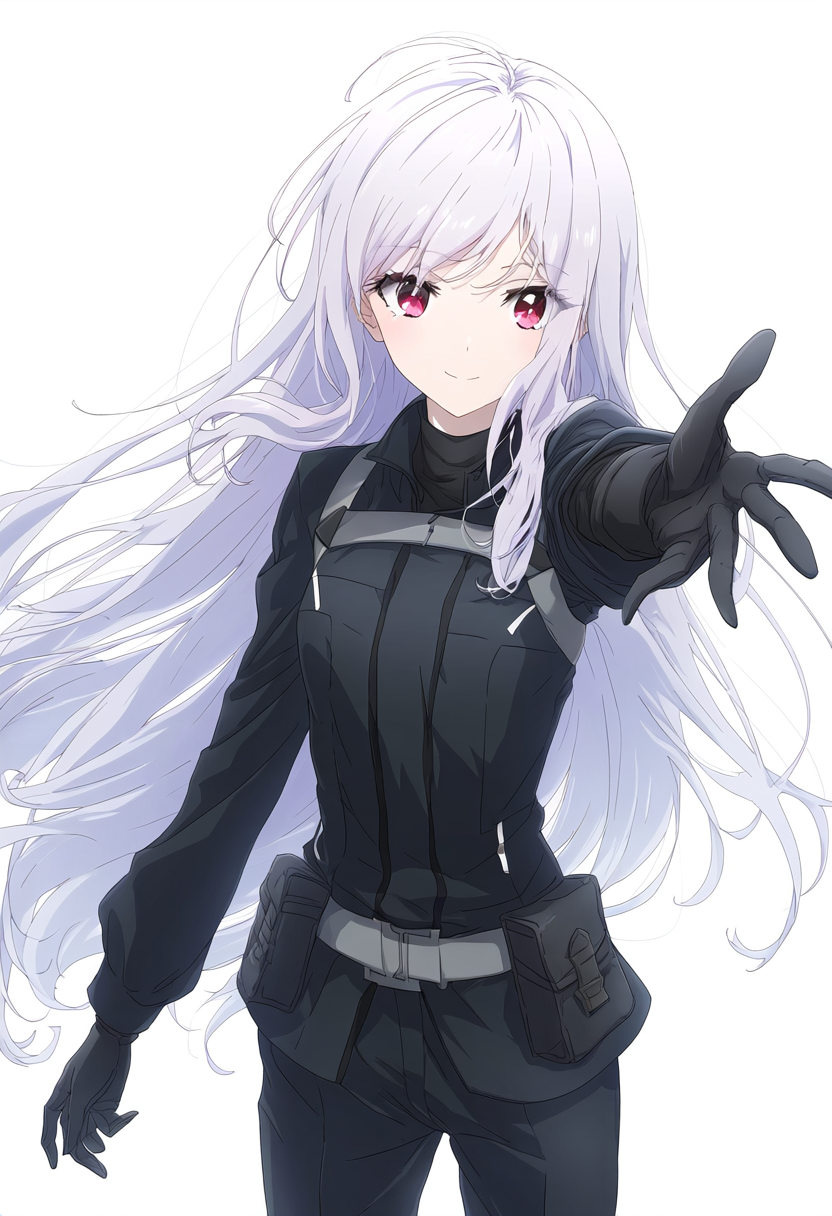 1girl kuroyukihime fujimaru ritsuka female polar chaldea uniform accel ...
