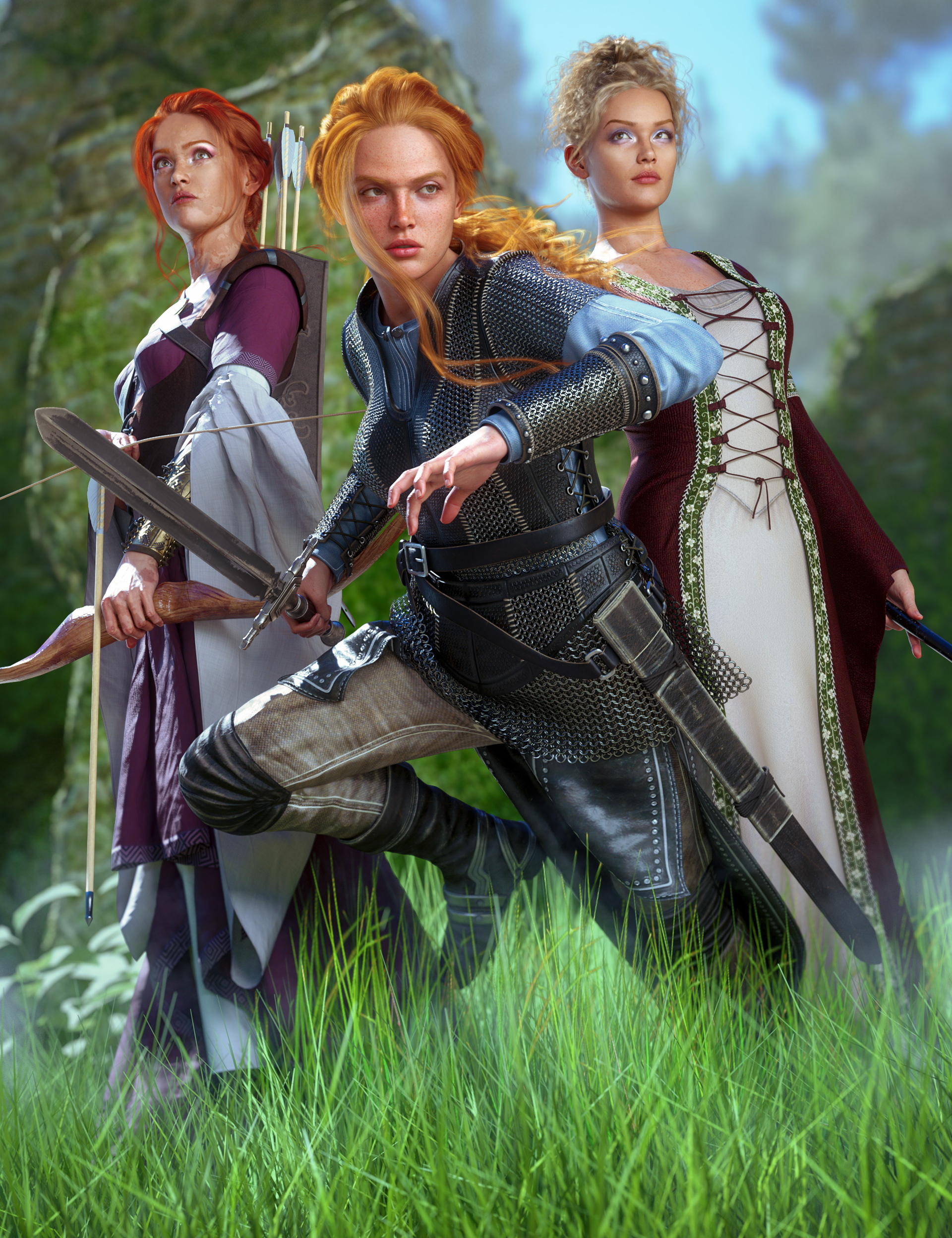 (FILLED) Victoria 9 Mega Bundle - Free Daz 3D Models