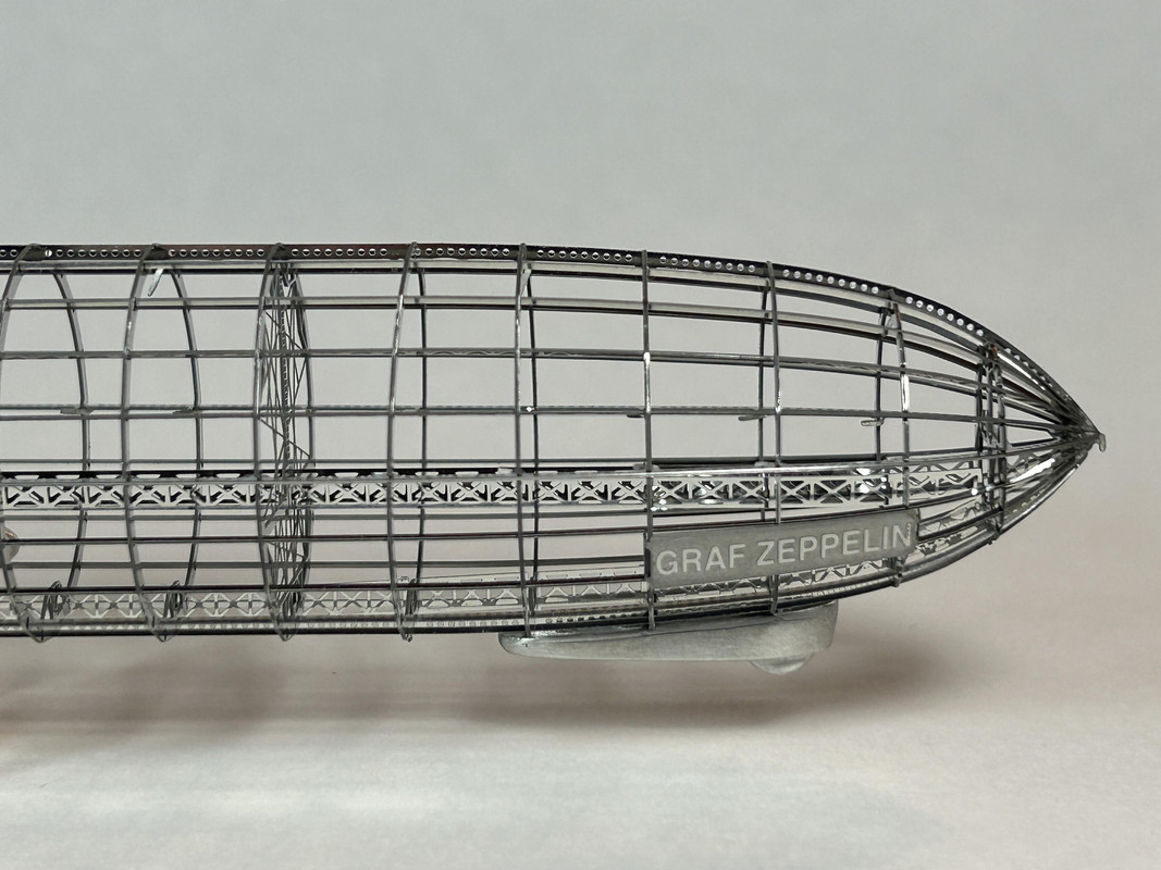 Finished Photos of 1/1000 Scale Metal Skeleton Graf Zeppelin (LZ127 ...