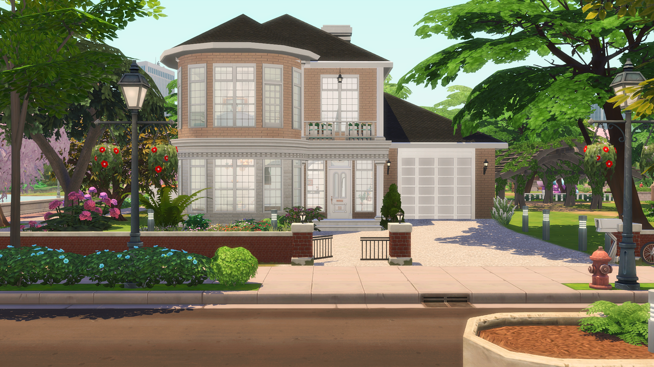 Courtyard Lane #5 - The Sims 4 Rooms / Lots - CurseForge